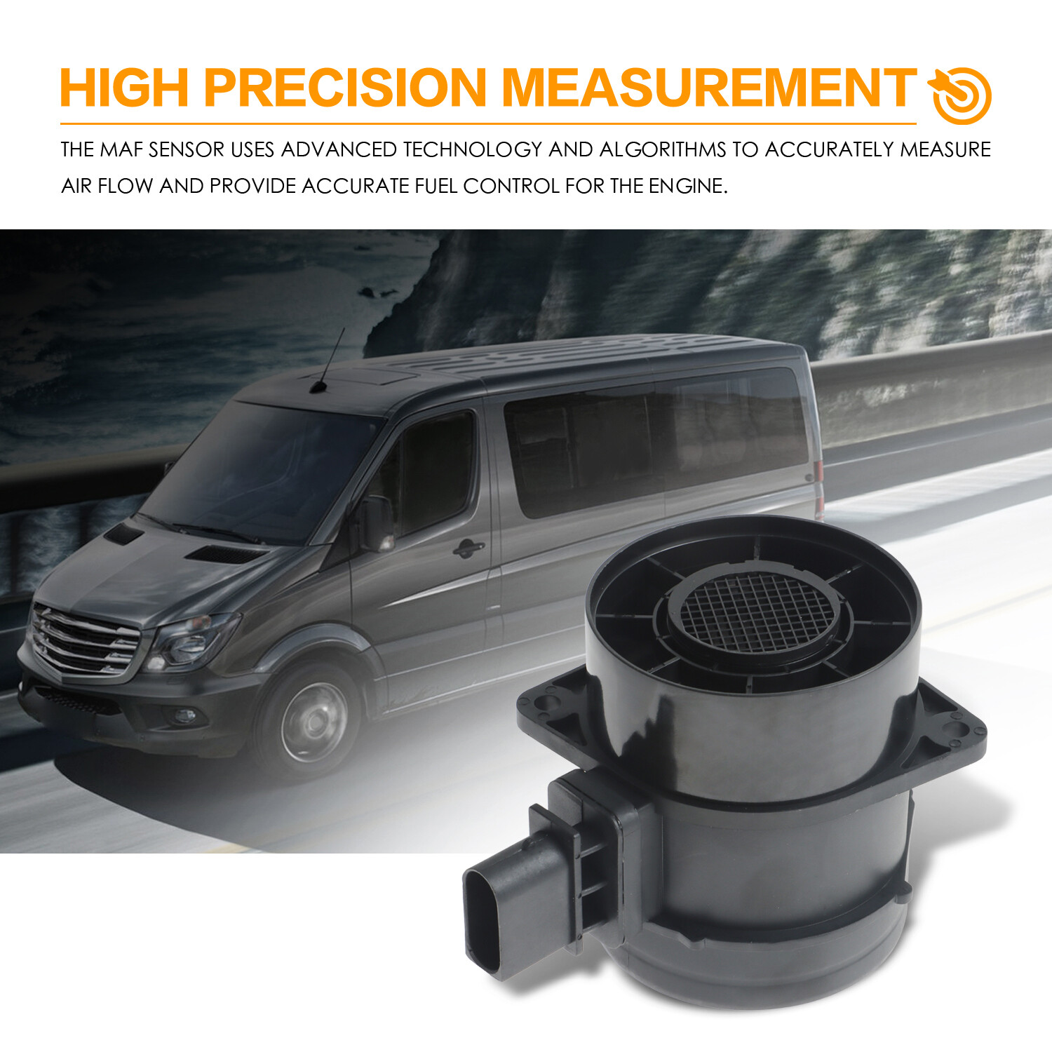 MAF Mass Air Flow Sensor for 2010-2018 Mercedes-Benz Sprinter 3500 V6 3 ...