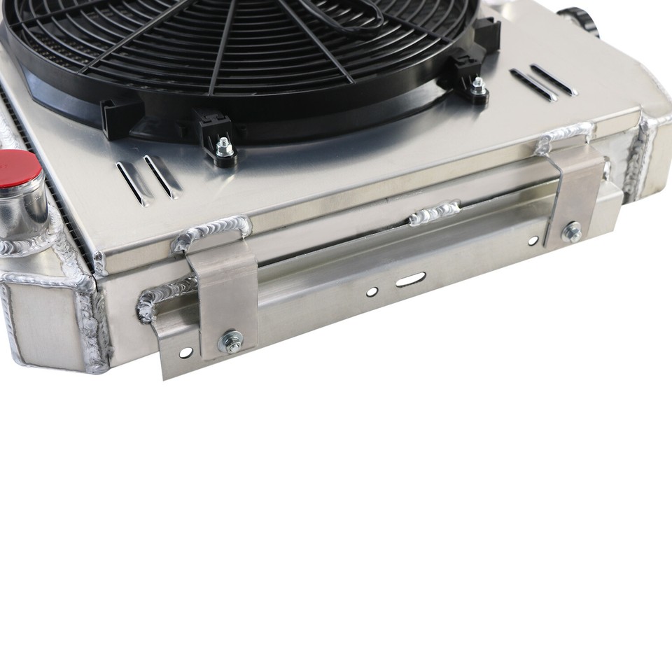3 Row Radiator+Shroud Fan For 1955-1957 Chevy Bel Air Nomad One Fifty ...