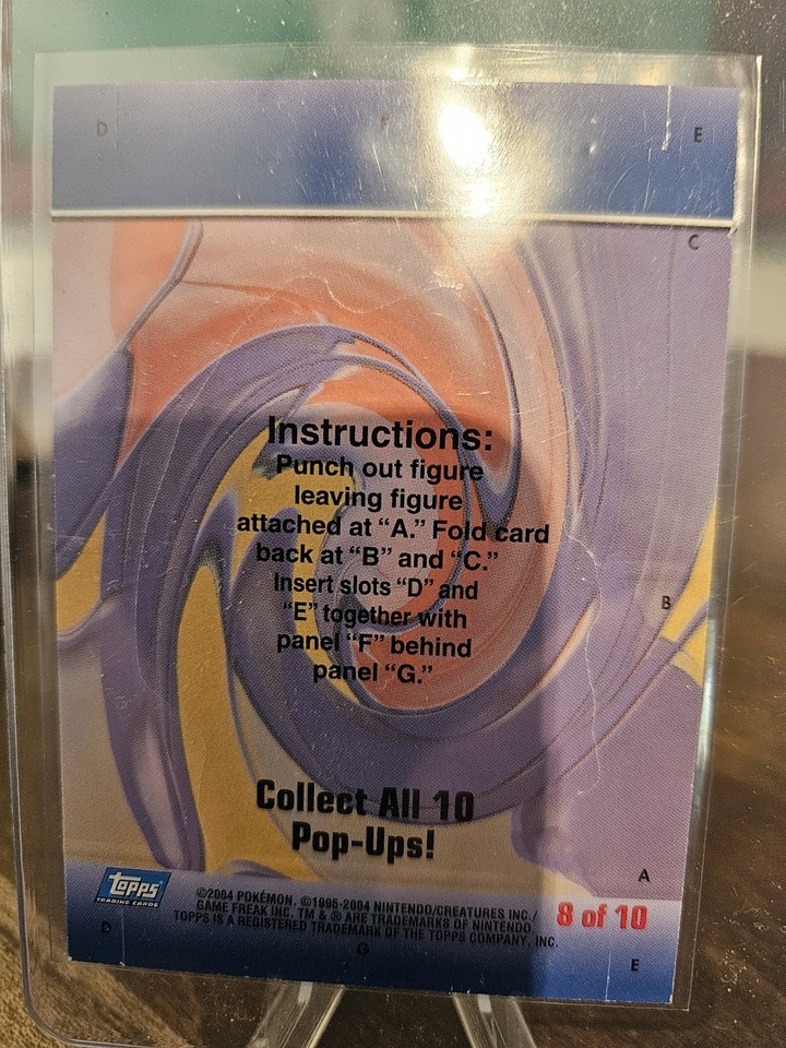 2004 Topps Pokemon Advanced Challenge Charizard #6 Pop Up Card RARE | eBay