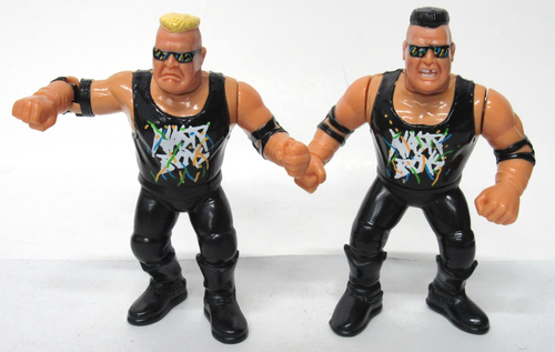 Hasbro WWF Nasty Boys Series 3 1992 Knobbs Sags 5" WWE | eBay
