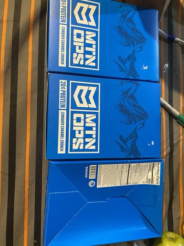 Mtn Ops Protein Bar Lot (30 Total Bars) Conquer Caramel Crunch Flavor | eBay