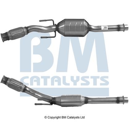 BM Catalysts BM80162 Exhaust Catalytic Converter Cat Ceramic Fits ...