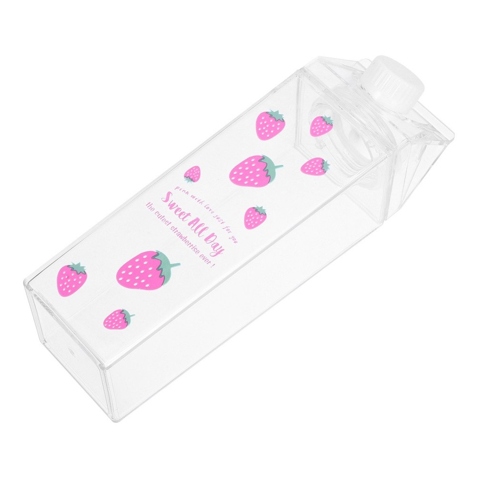 500 Ml Milk Container with Label Cow Print Jug Bottle Containers | eBay UK