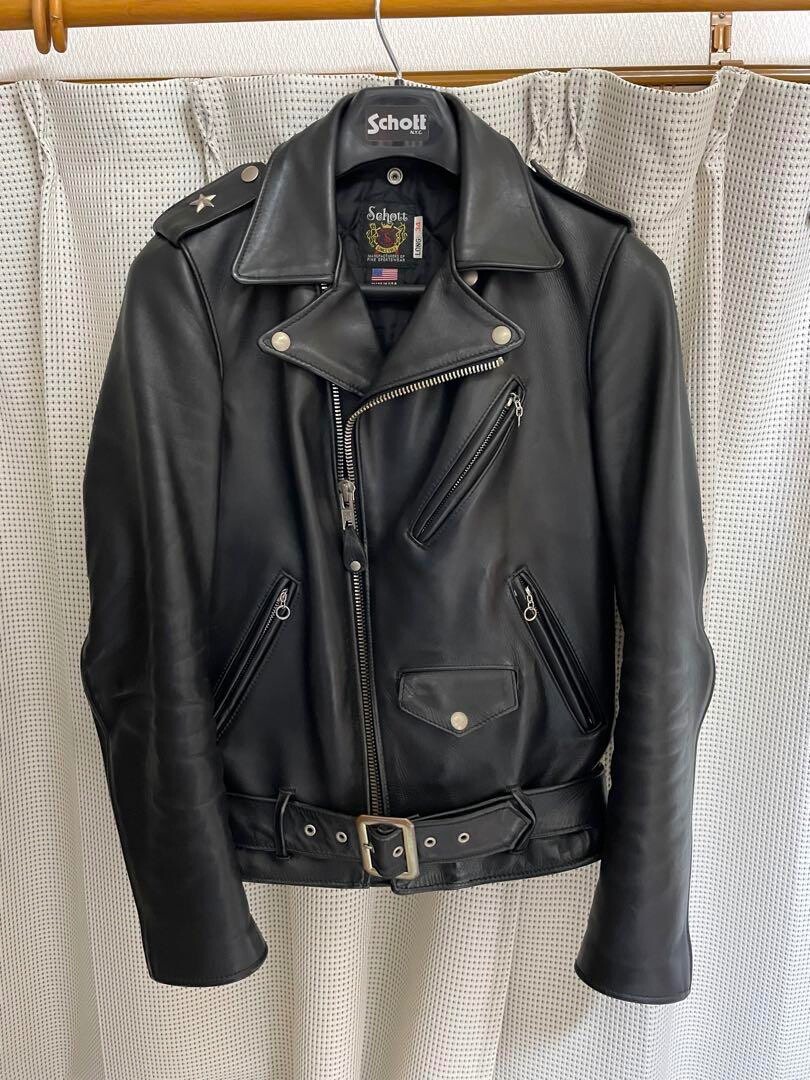 Schott Perfecto Double Leather Riders 613 Jacket One… - Gem