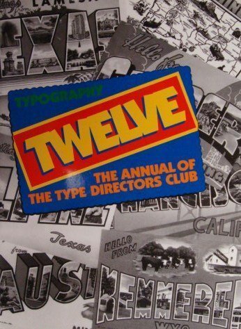 TYPOGRAPHY 12 (NO. 12, 1991) By Type Directors Club - Hardcover *Mint ...
