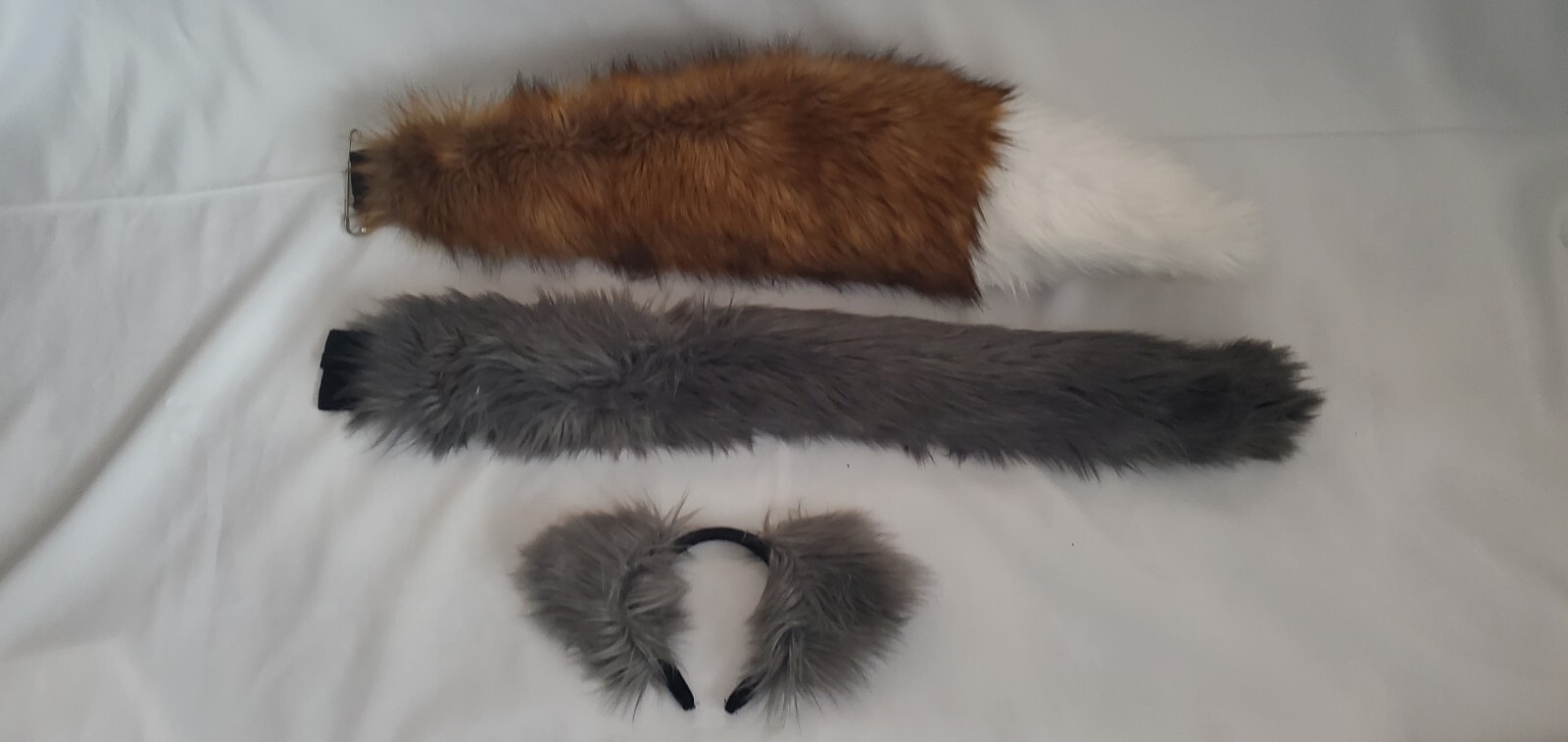 Large Furry Tails Genuine With Pin Cosplay fursuit Na… - Gem