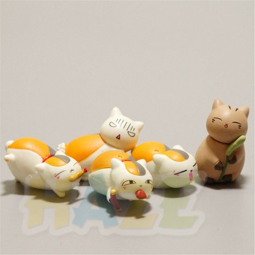 5pcs/set Anime Natsume Yuujinchou Nyanko Sensei Cat Madara Figure Doll ...