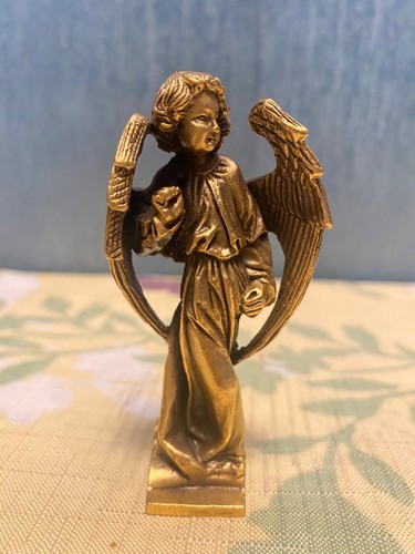 MMA Brass Angel Figurine Metropolitan Museum of Art Sculpture 3 1/8 ...