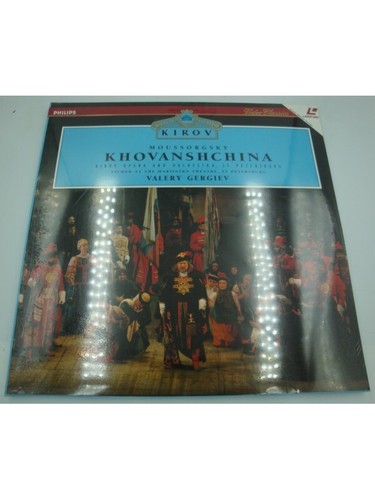 VALERY GERGIEV/KIROV OPERA Khovanshchina MOUSSORGSKY Laser Disc Video ...