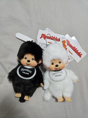Monchhichi Colors Plush Toy White And Black Approx. 20cm | eBay