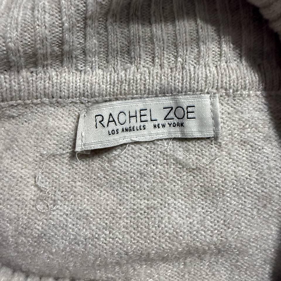 Rachel Zoe Womens L ? Beige Green Striped Stretch Cowl Neck Soft ...
