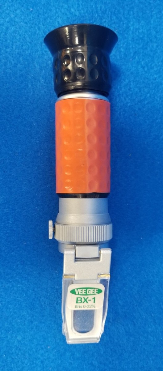 Brix Scale Meter Vee Gee Handheld Refractometer - 0-32% Brix Scale For ...