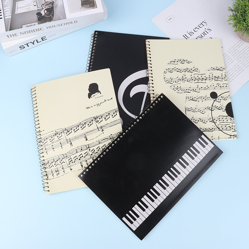 Blank Music Stationery Score Manuscript Book Writing Stave Notebook 50 ...