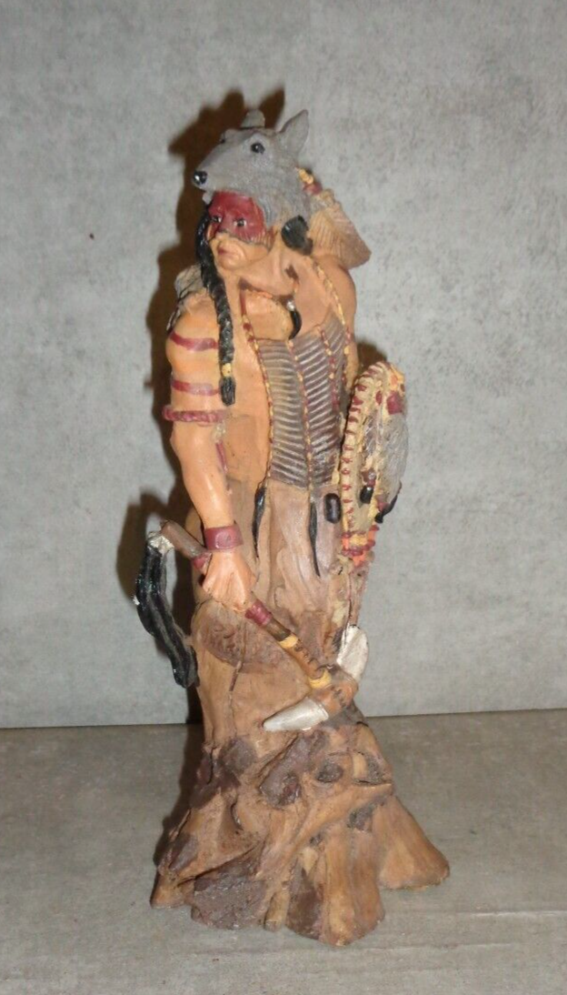 Old West Visions Ltd. Edition Native American Indian Warrior Figure 9-1 ...