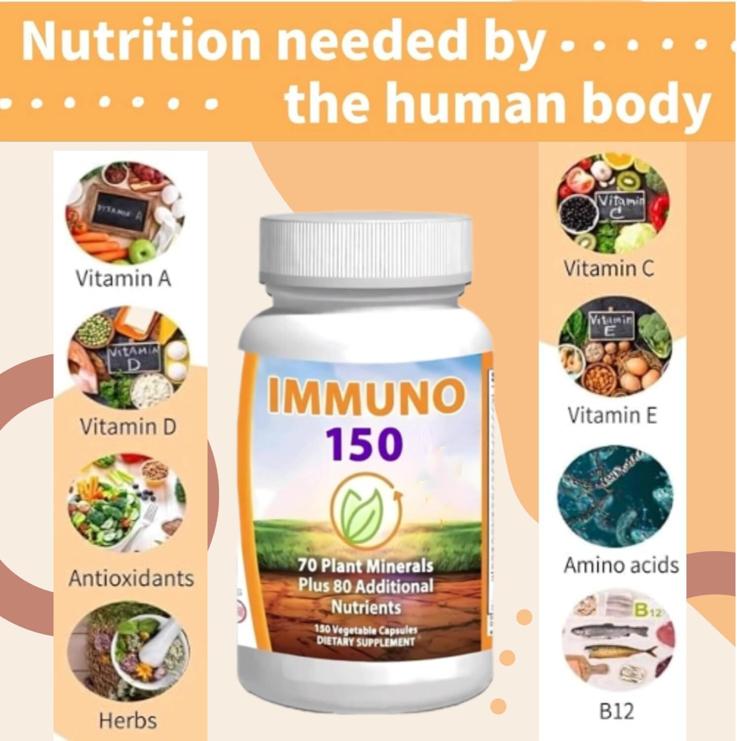 3x IMMUNO 150 THE ULTIMATE MULTI VITAMIN, IMMUNE BOOSTER, Exp 2027, 150 ...