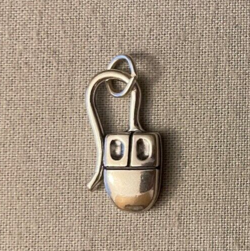 COMPUTER MOUSE Sterling Silver Jewelry Charm or Pendant | eBay