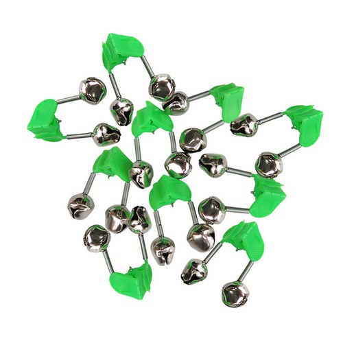 10Pcs Fishing Bite Alarms Fishing Rod Stalk Bells Clamp Tip Fishing Rod ...