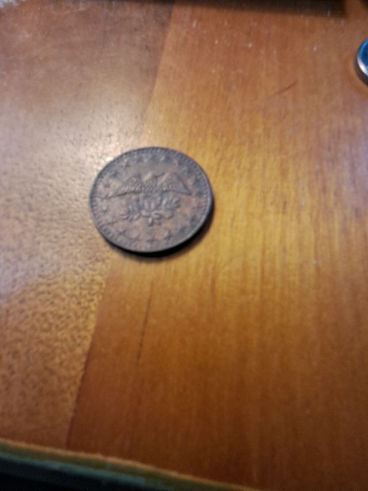 Nostalgic token or play money. copper type metal coin. Collectable | eBay