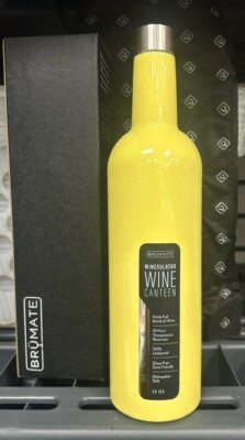 Brumate Winesulator Wine Canteen, 25oz Daisy - Yellow DWWN25DSY DAISY ...