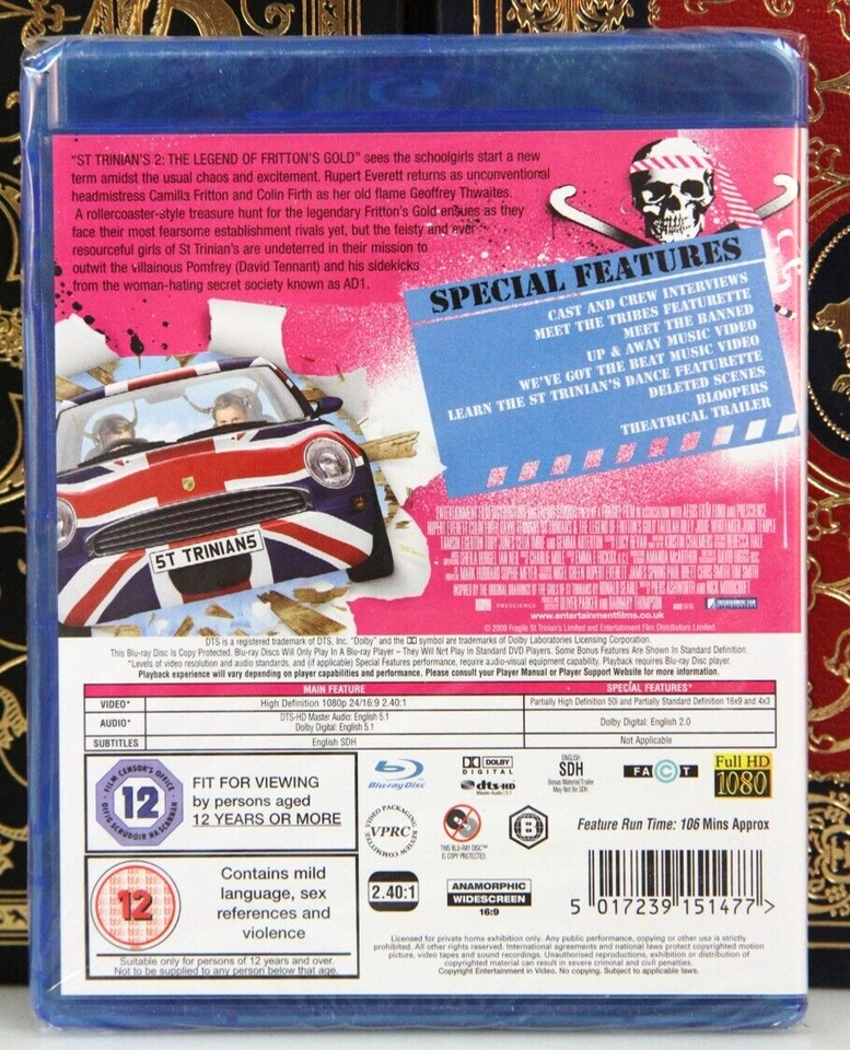 ST TRINIAN'S 2 LEGEND OF FRITTON'S GOLD - BLU-RAY NEW 🌟REGION 2🌟 I SHIP BOXED | eBay
