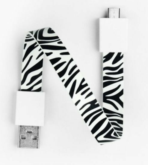 Mohzy USB to Micro USB Loop Cable in Zebra Pattern 4719552990115 | eBay