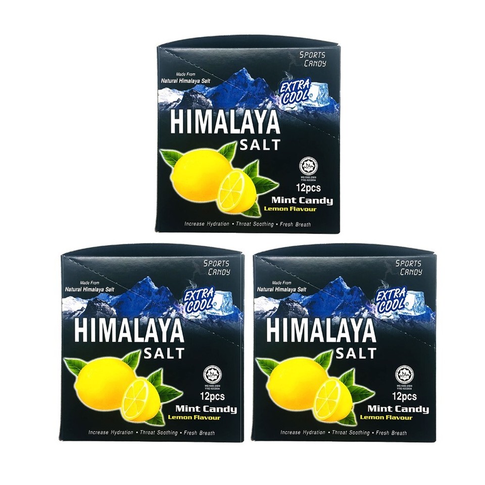 1-24 Box Himalaya Salt Sport Candy Sweets Mint Lemon Flavor (12 Pack ...