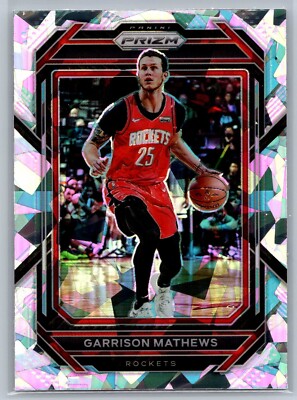 2022-23 Panini Prizm - Garrison Mathews #188 Cracked Ice Prizm ~ HOU ...