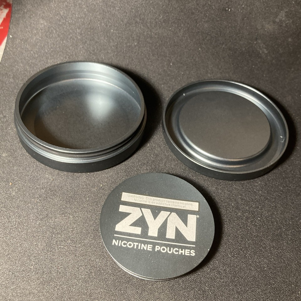 Metal ZYN Can Grey Gray BRAND NEW IN BOX - Offers Open | eBay