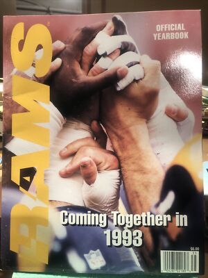 1993 Los Angeles Rams Official Yearbook EXCELLENT CONDITION! | eBay