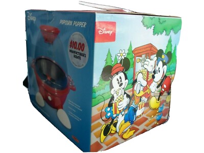 Disney Mickey Mouse Popcorn Popper Vintage Disney NEW Hot Air Popcorn ...