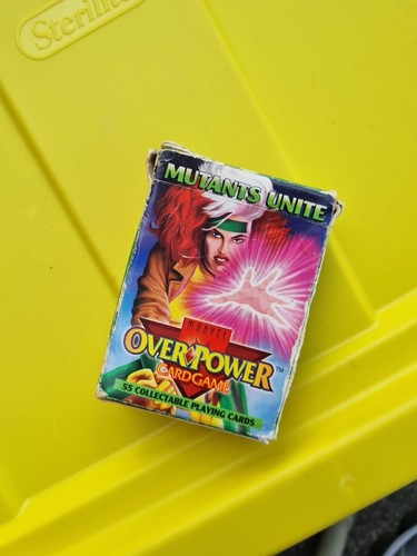 Marvel Overpower Card Game, 55 Card Starter Set - Mutants Unite Very ...