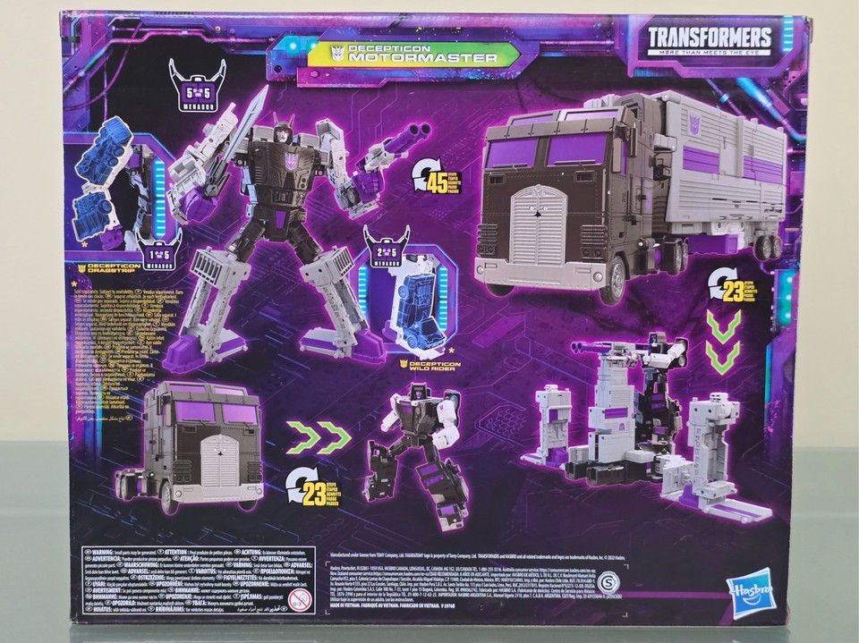 Transformers Legacy Decepticon MOTORMASTER Stunticons Commander Class ...