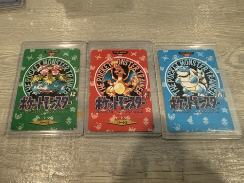 1996 Bandai Pocket Monster Trainer Town Map Charizard Blastoise ...