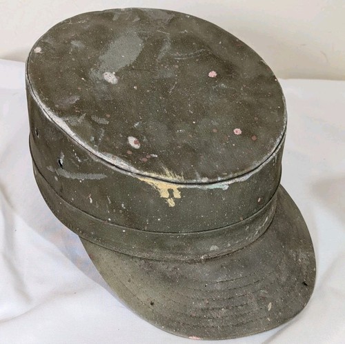 Vtg Men's 50s Korean War US Army Ridgeway Cap Sz 7.75 1950s Paint ...