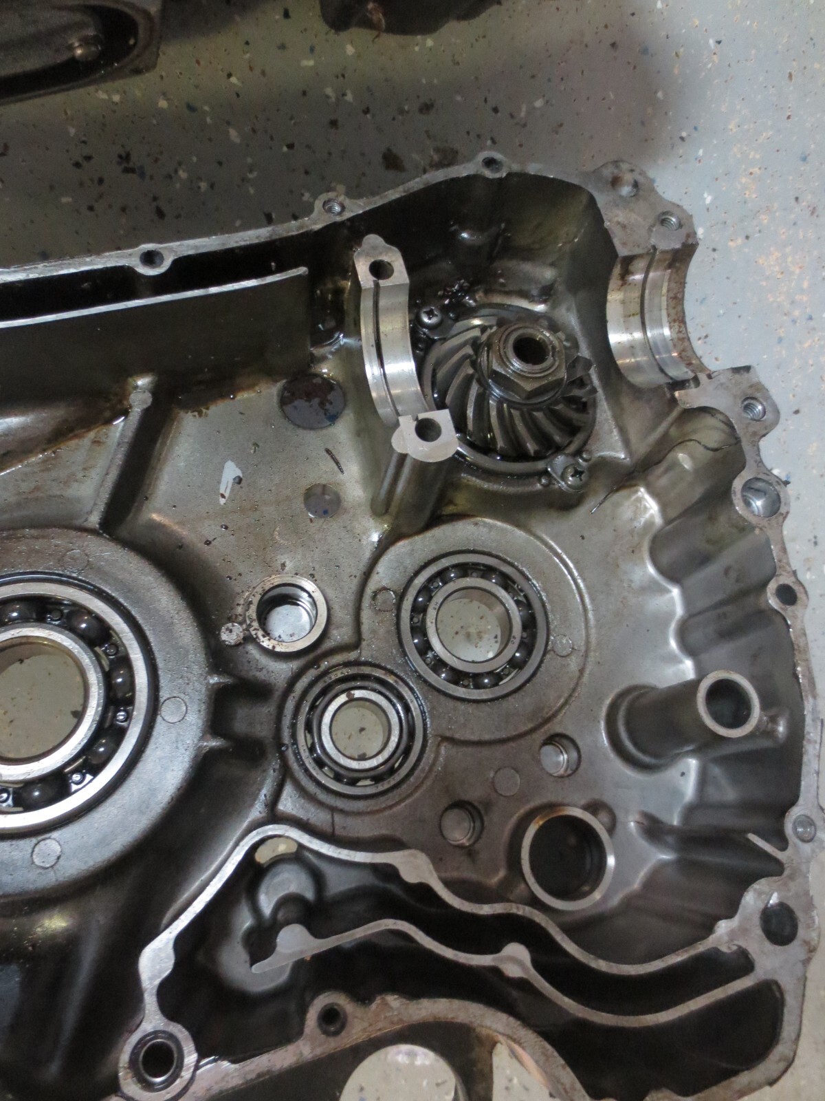 2000 Suzuki Quadrunner 500 4x4 ATV Used OEM Engine Crankcase Crank ...