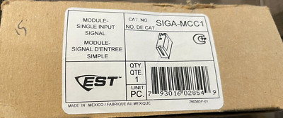 EST Edwards SIGA-MCC1 Single Input Signal Module New | eBay