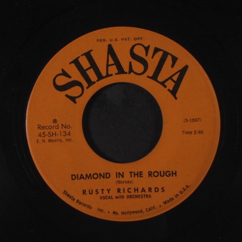 Rusty Richards: Diamond IN The Rough / Quarrels Shasta 7 " Simple | eBay
