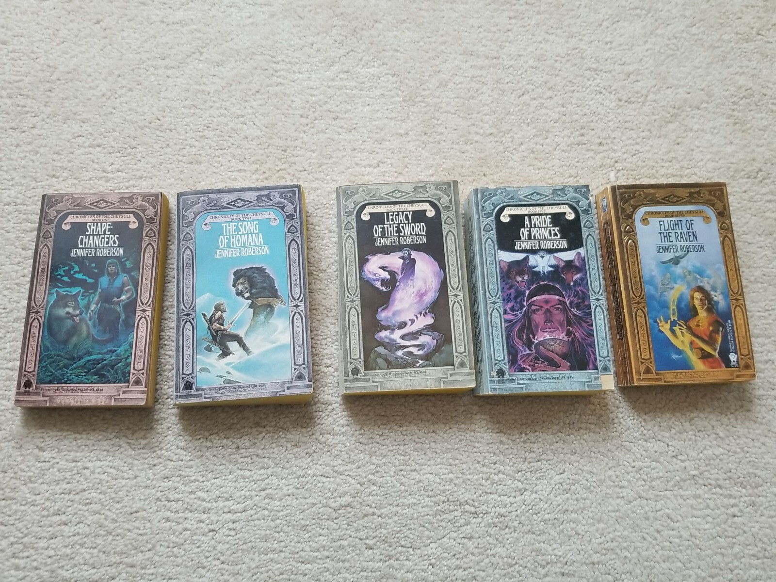 Jennifer Roberson Chronicles of the Cheysuli Books 1 2 3 5 7 PB Book ...