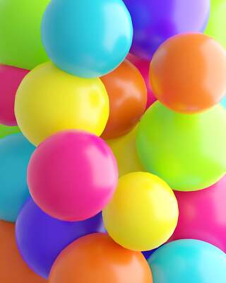 Tropical Sunset Mini Balloons Mix | 36 Pack | 12cm 5" Latex | Party ...