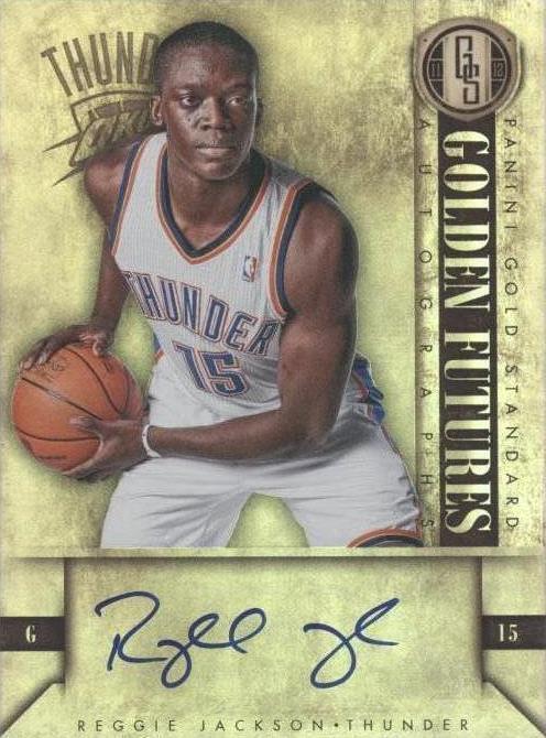 2011-12 Panini Gold Standard - Golden Futures Autographs Reggie Jackson ...