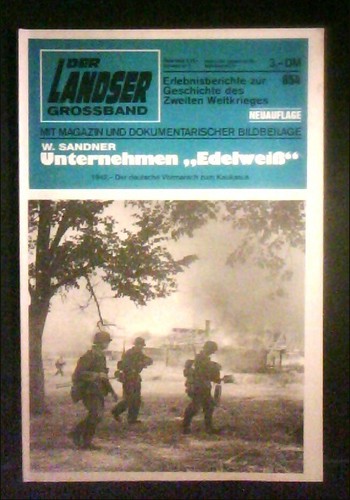 Der Landser Large Band No.: 854 Company Edelweiß | eBay