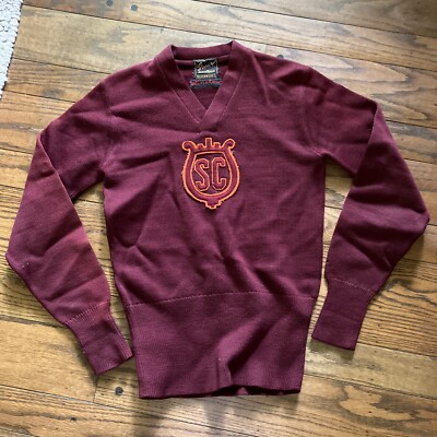 Vintage 50s USC University Southern California Trojans Varsity ...