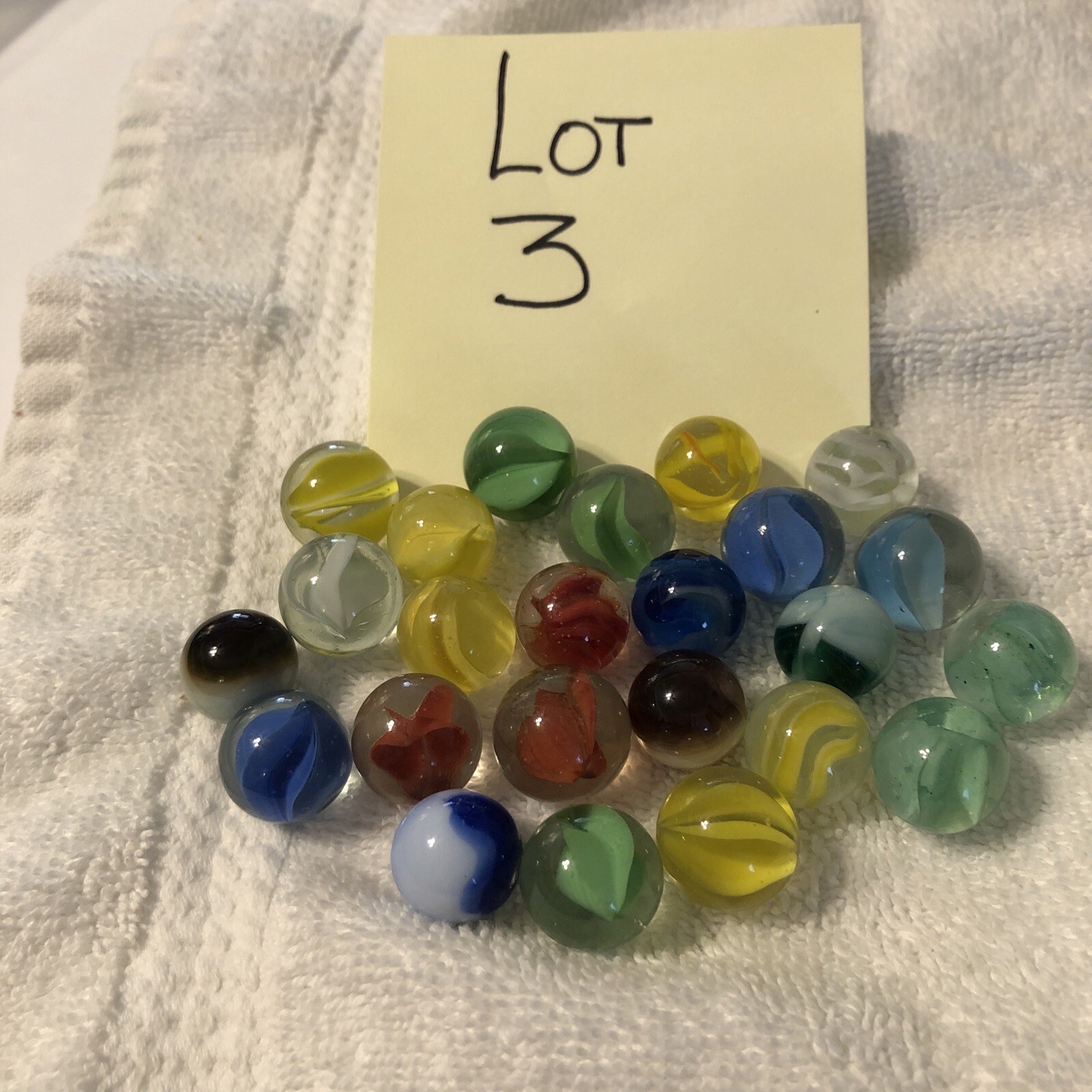 25 vintage Marble King Cats Eye Marbles X style Glass Old lot #3 | eBay