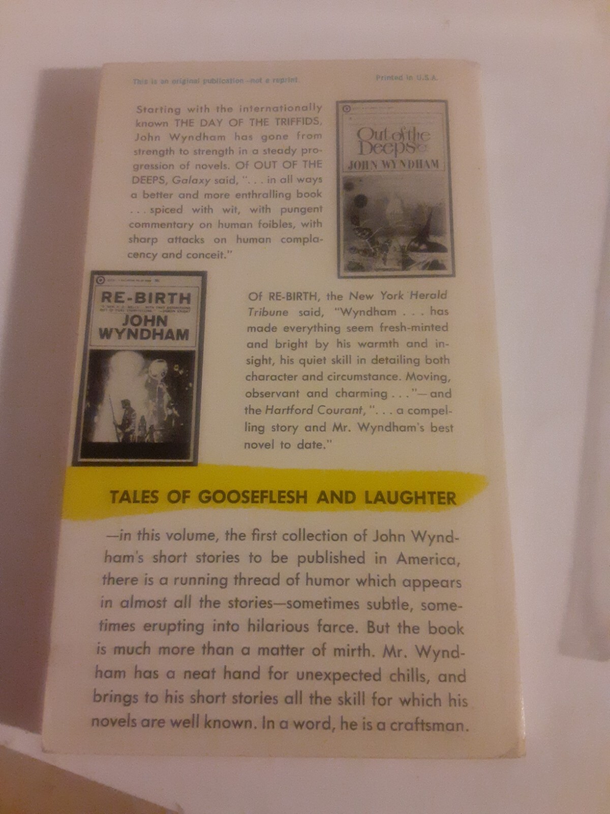 Tales Of Gooseflesh And Laughter John Wyndham Vintage Ballantine Book ...