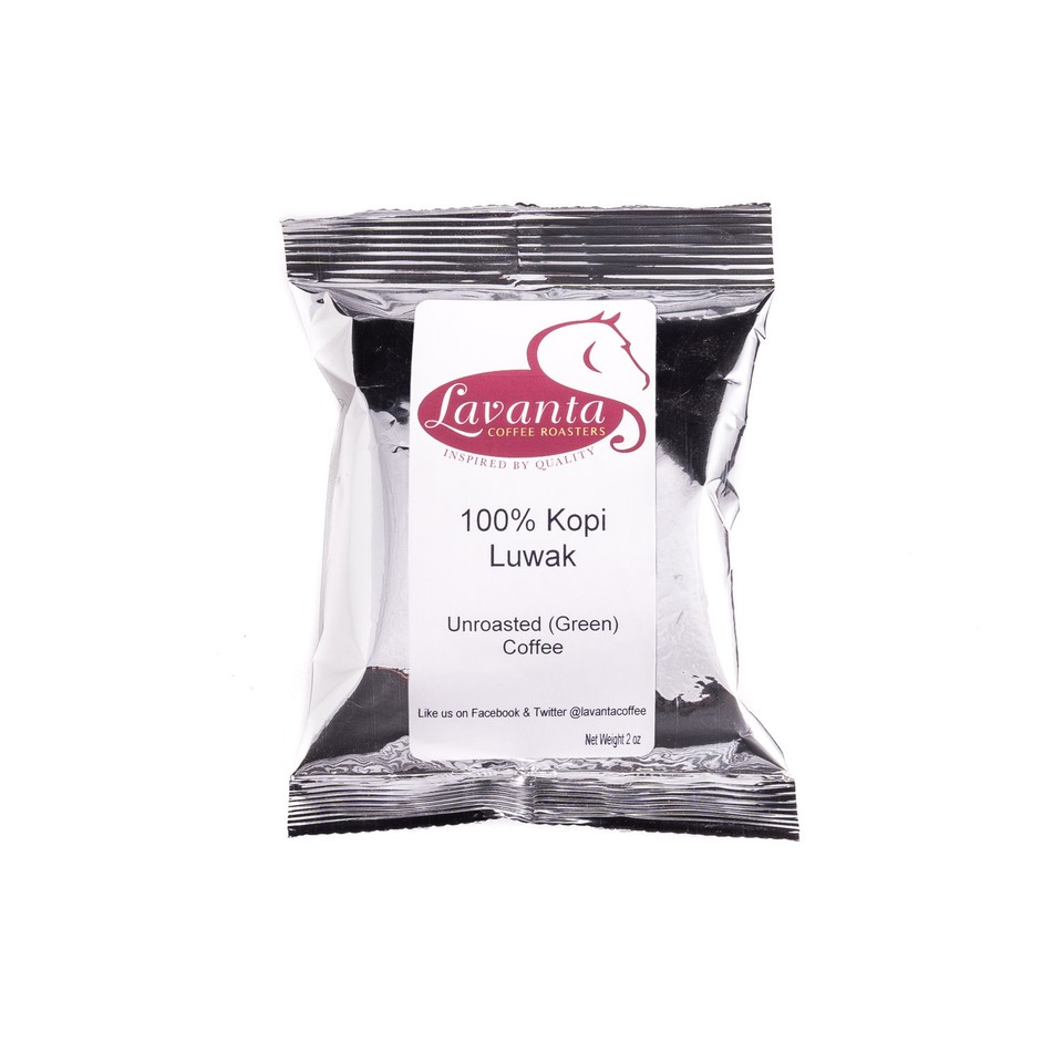 Lavanta Coffee 100% Kopi Luwak Coffee-with Cert of Authenticity Green ...