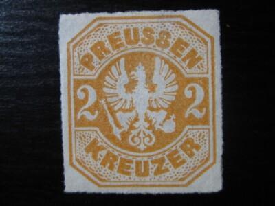 PRUSSIA PREUSSEN GERMAN STATES Mi. #23 scarce mint stamp! CV $72.00 | eBay