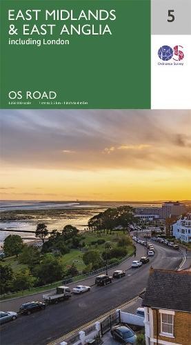 East Midlands & East Anglia (Map) OS Road Map (UK IMPORT) | eBay