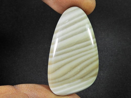 36Cts. AAA Natural Flint Stone Cabochon Rare Loose Gemstone 21X38X05 MM ...