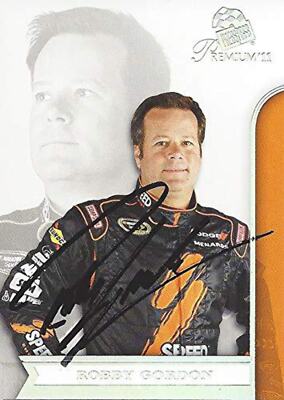 AUTOGRAPHED Robby Gordon 2011 Press Pass Premium Racing (#7 Speed Team ...
