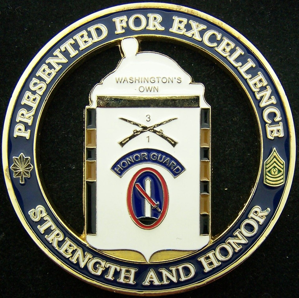 The Old Guard 1st Battalion 3rd US Infantry Commander & CSM Challenge ...